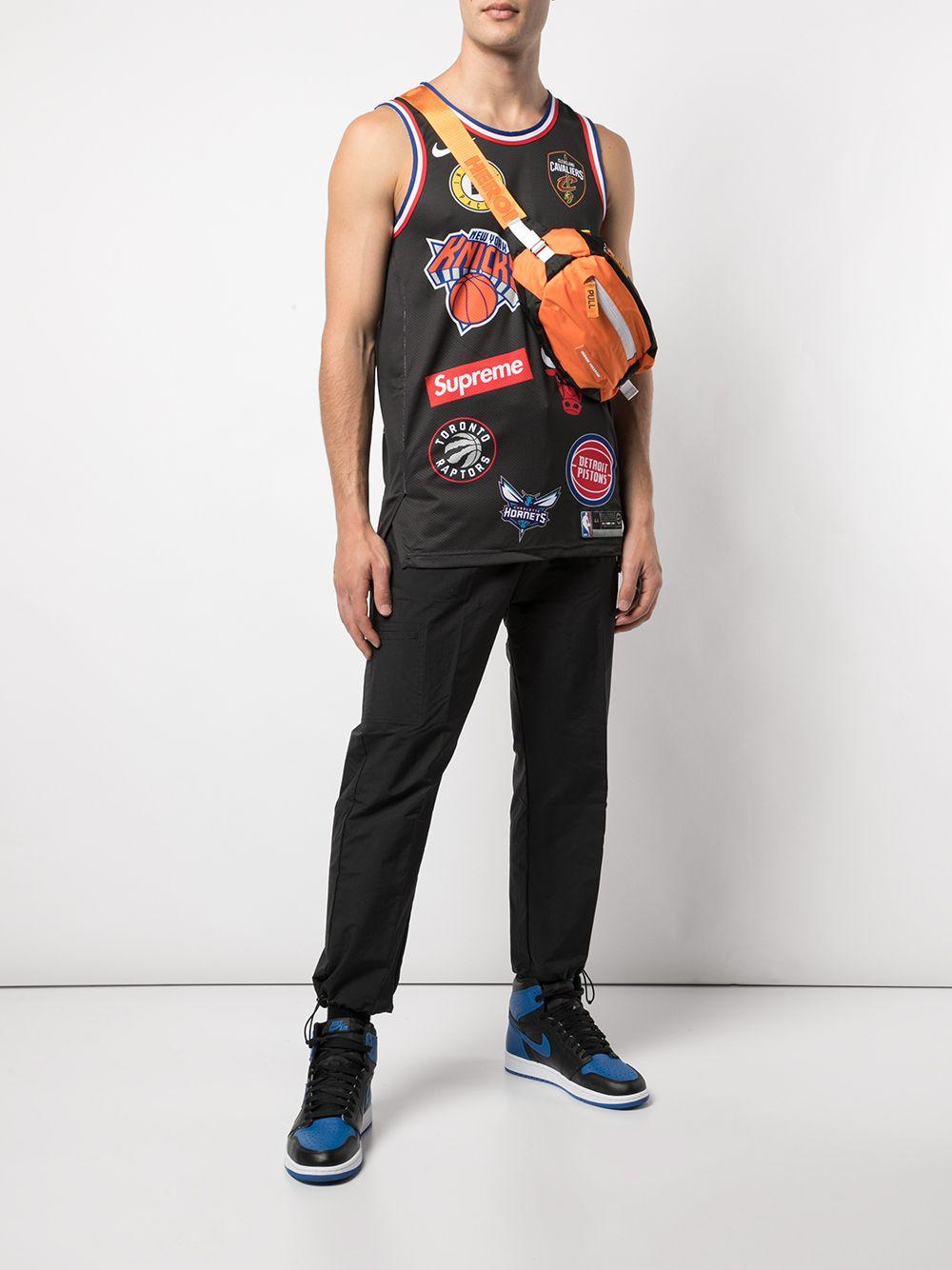 Supreme Nike Nba Teams Basketball Tank Top - Black | Editorialist