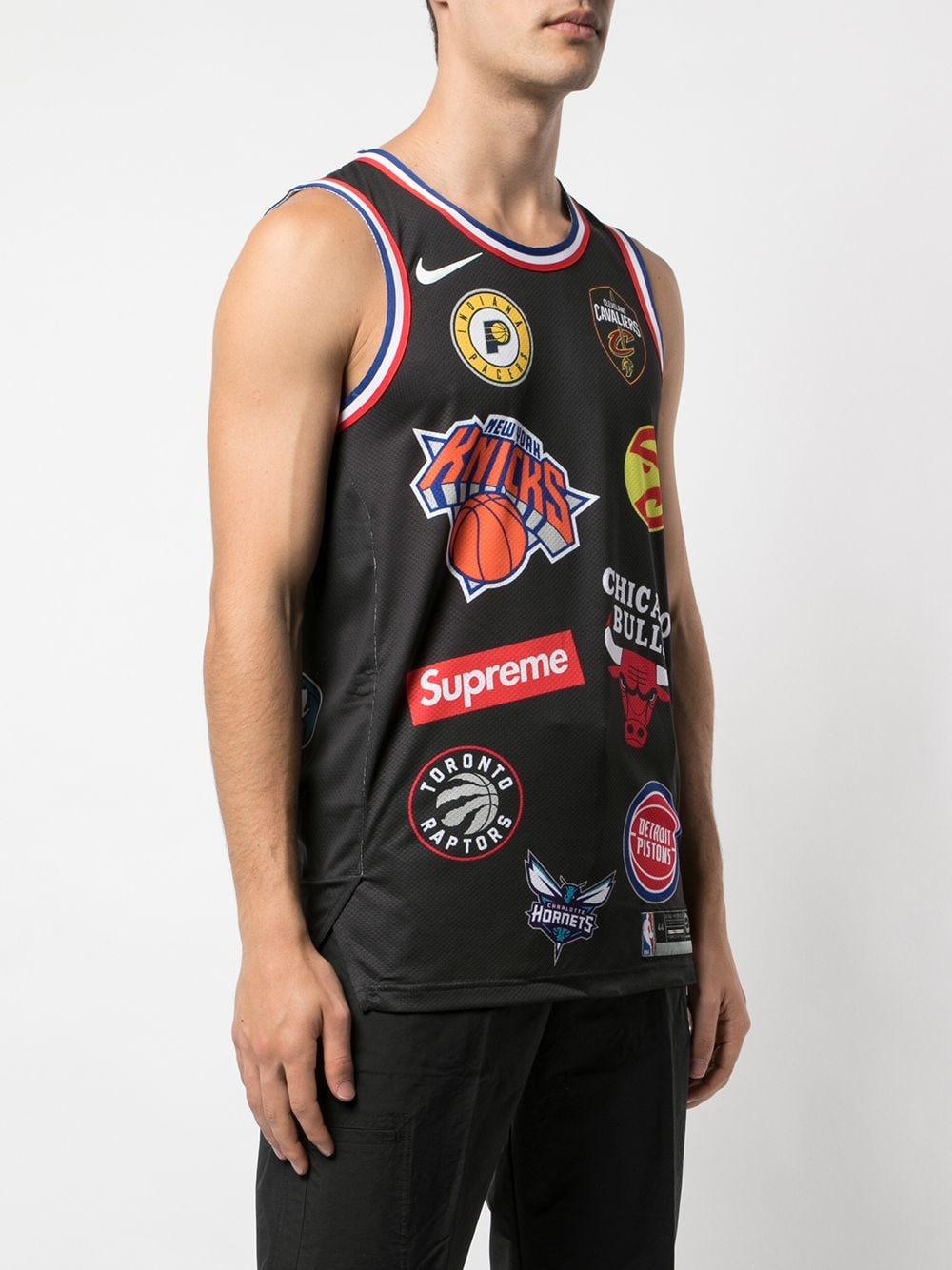 Supreme Nike Nba Teams Basketball Tank Top - Black | Editorialist