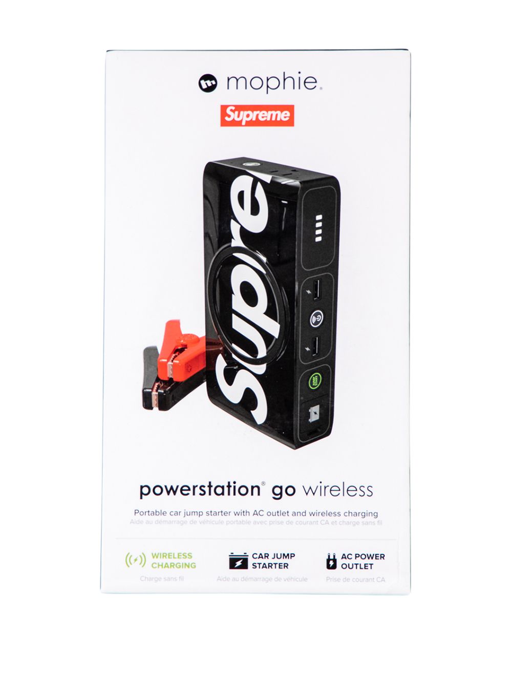 Supreme Mophie Go Wireles Powerstation - Black | Editorialist