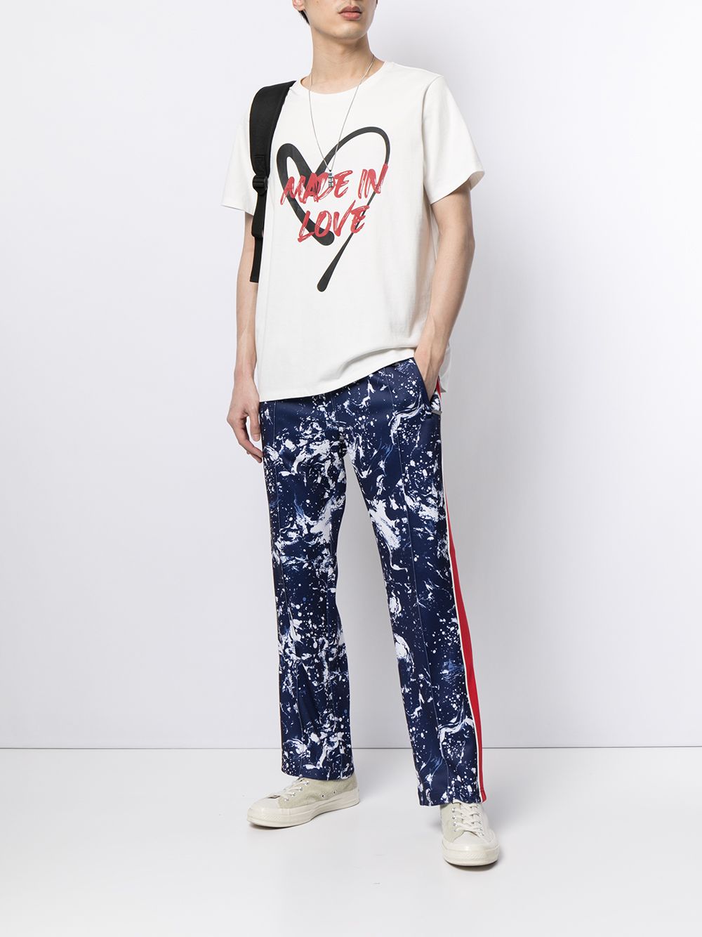 PORTS V Slogan-Print Short-Sleeved T-Shirt