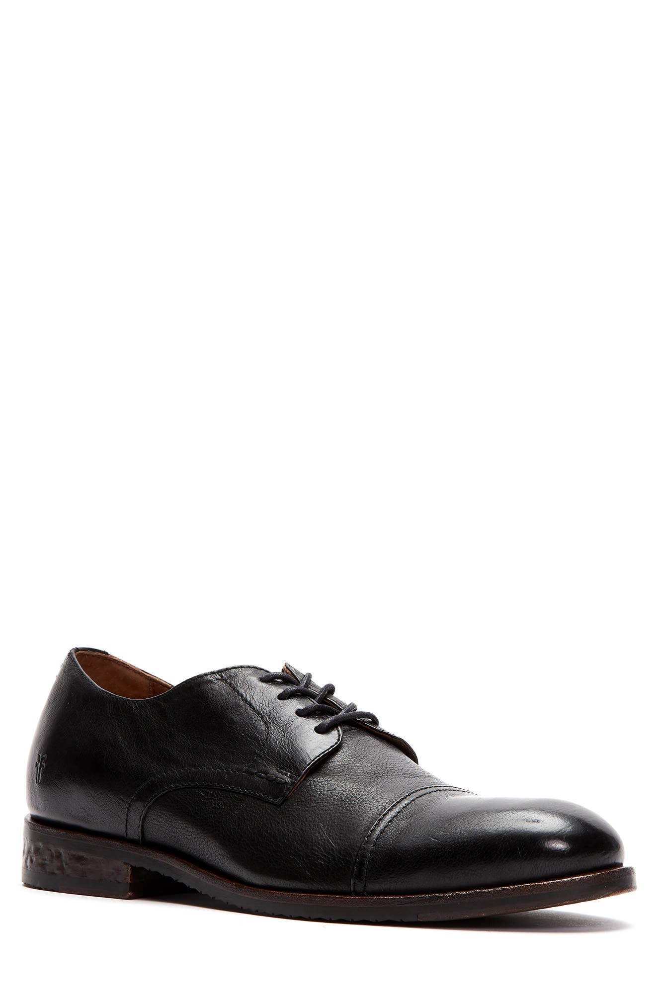 The Frye Company Grant Lace Up Almond Toe Oxford - Black 