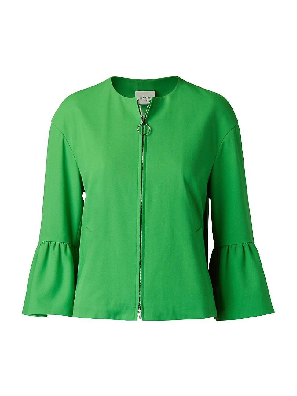 Green Dennao Cropped Jacket Editorialist