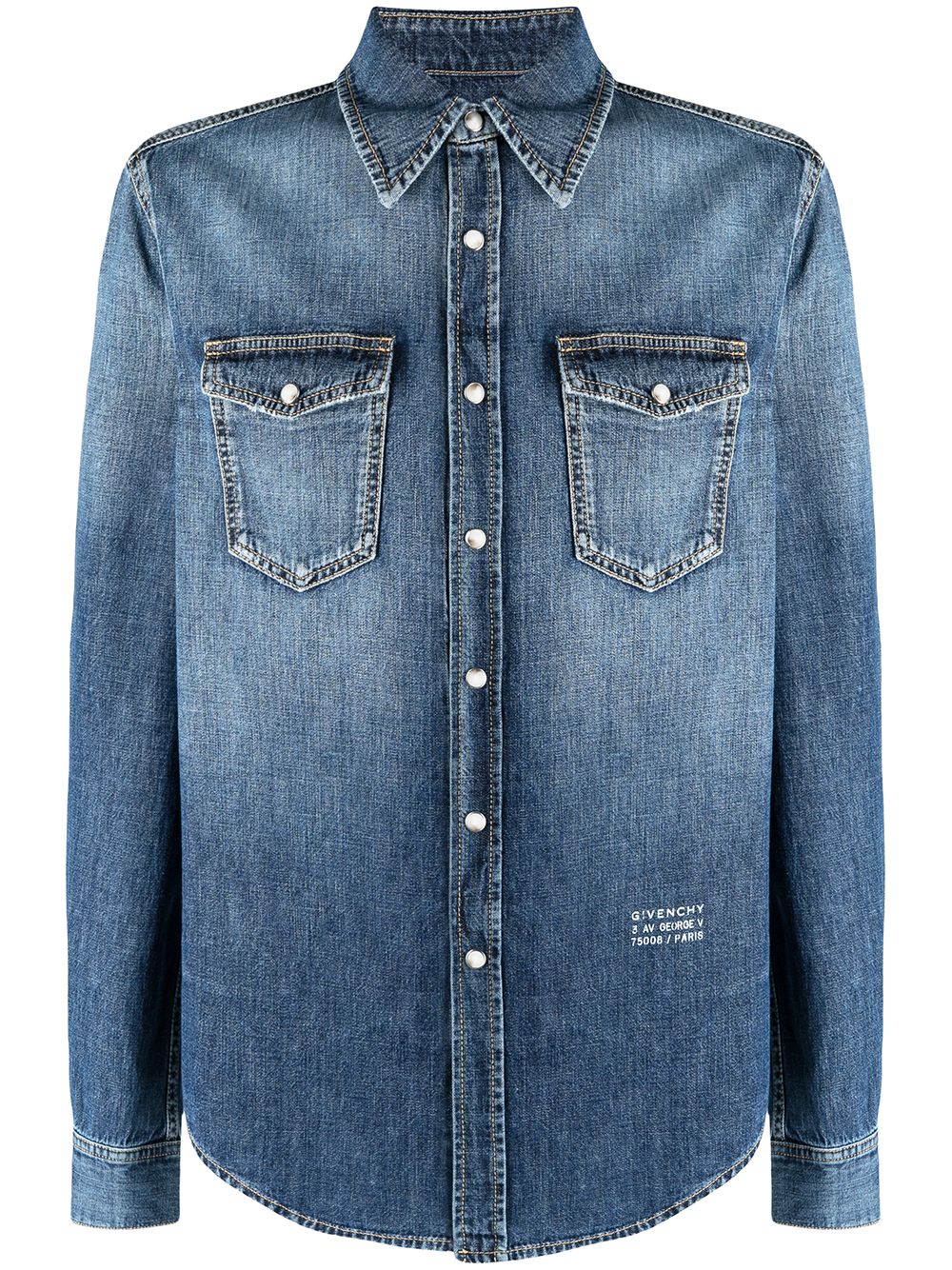givenchy denim shirt