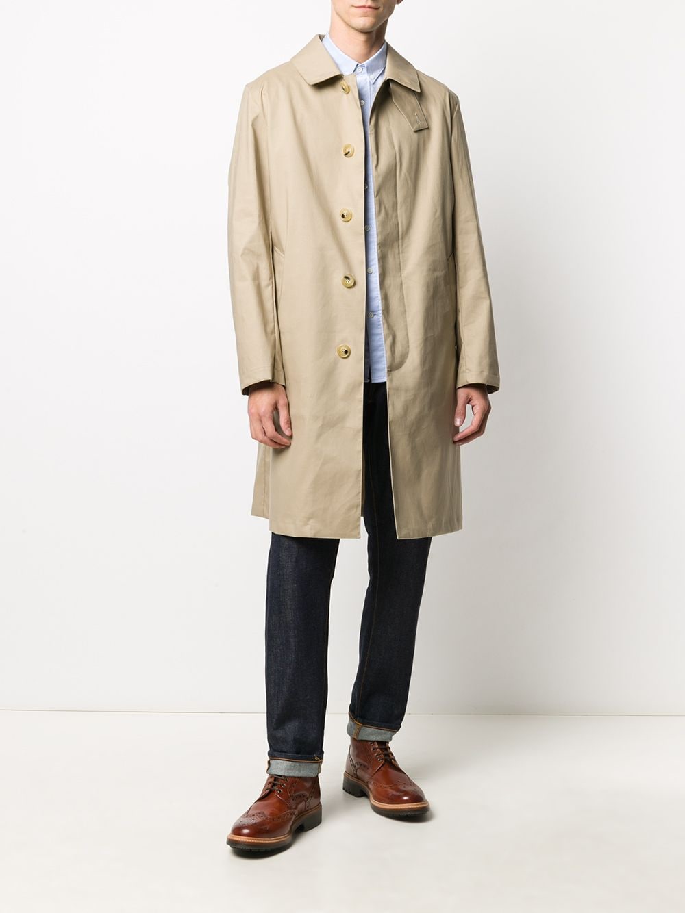 MACKINTOSH Mackintosh Manchester Single-Breasted Car Coat