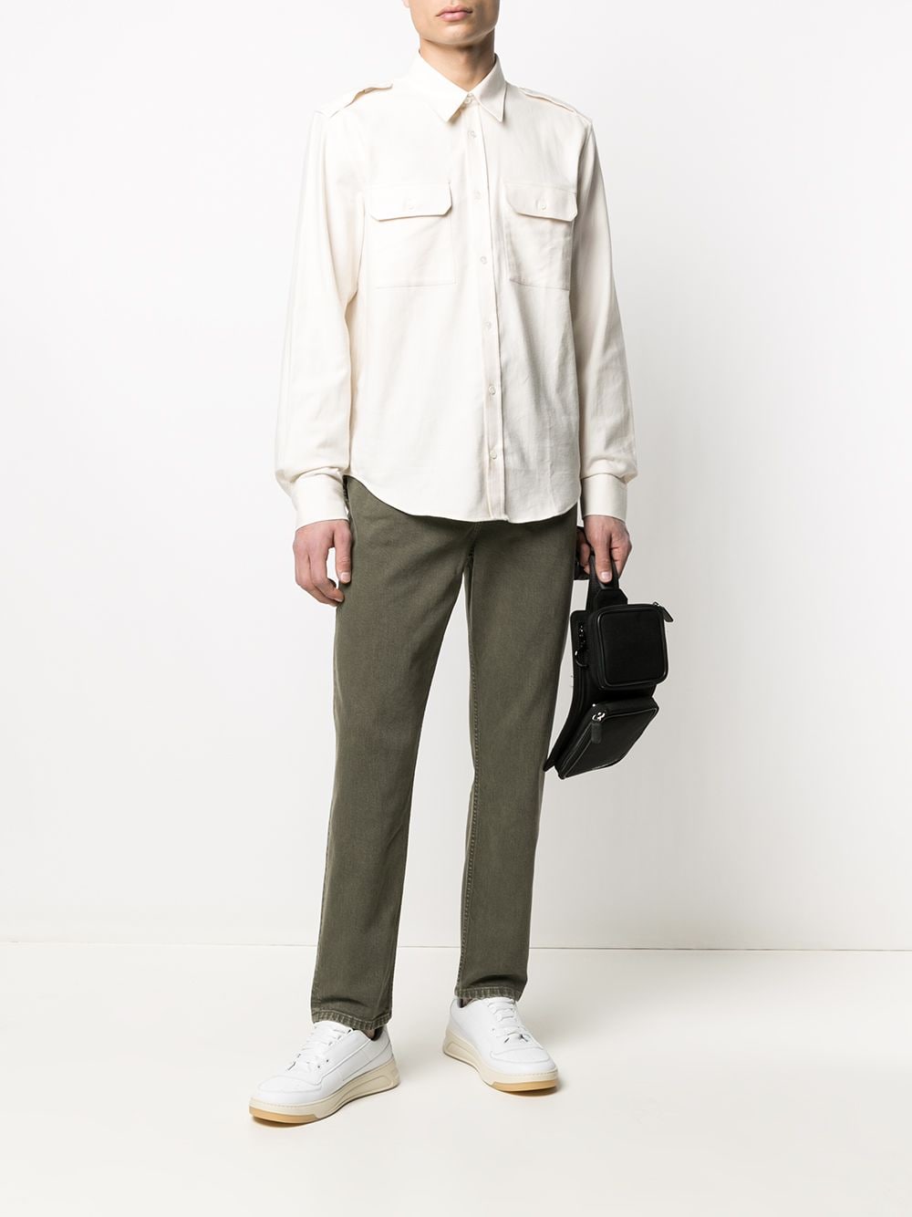HELMUT LANG HELMUT LANG Long-Sleeve Strappy Shirt