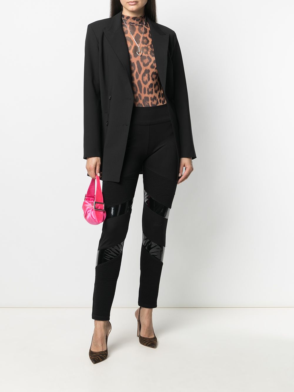 PHILIPP PLEIN iconic biker jogging leggings
