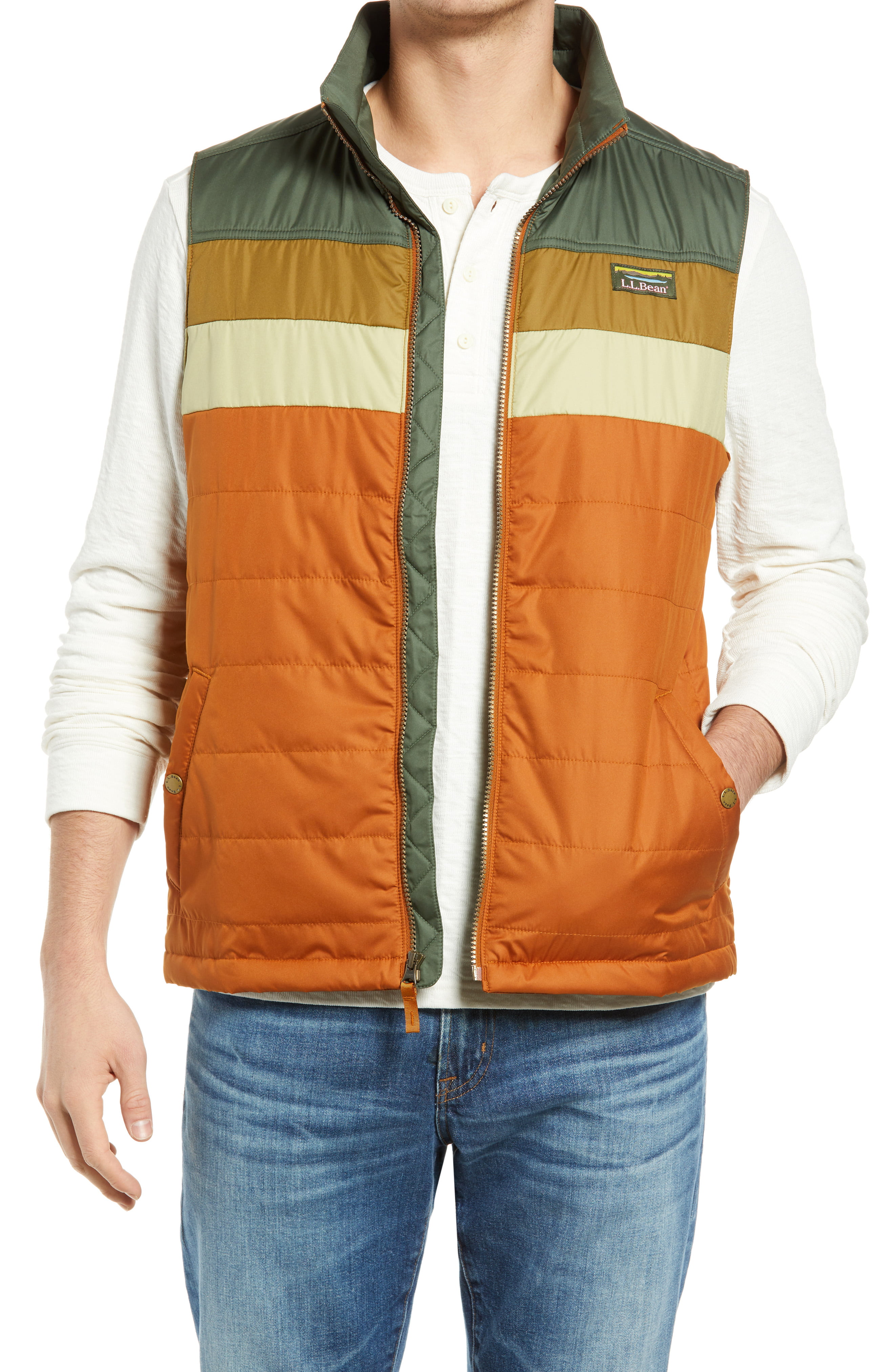 ll bean mens goose down vest