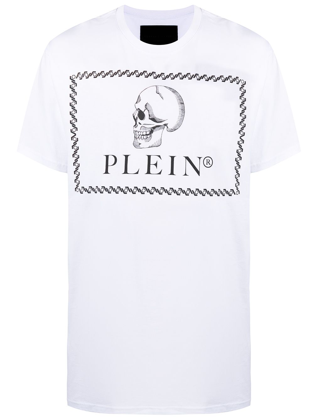 PHILIPP PLEIN Outline Skull Print T-shirt