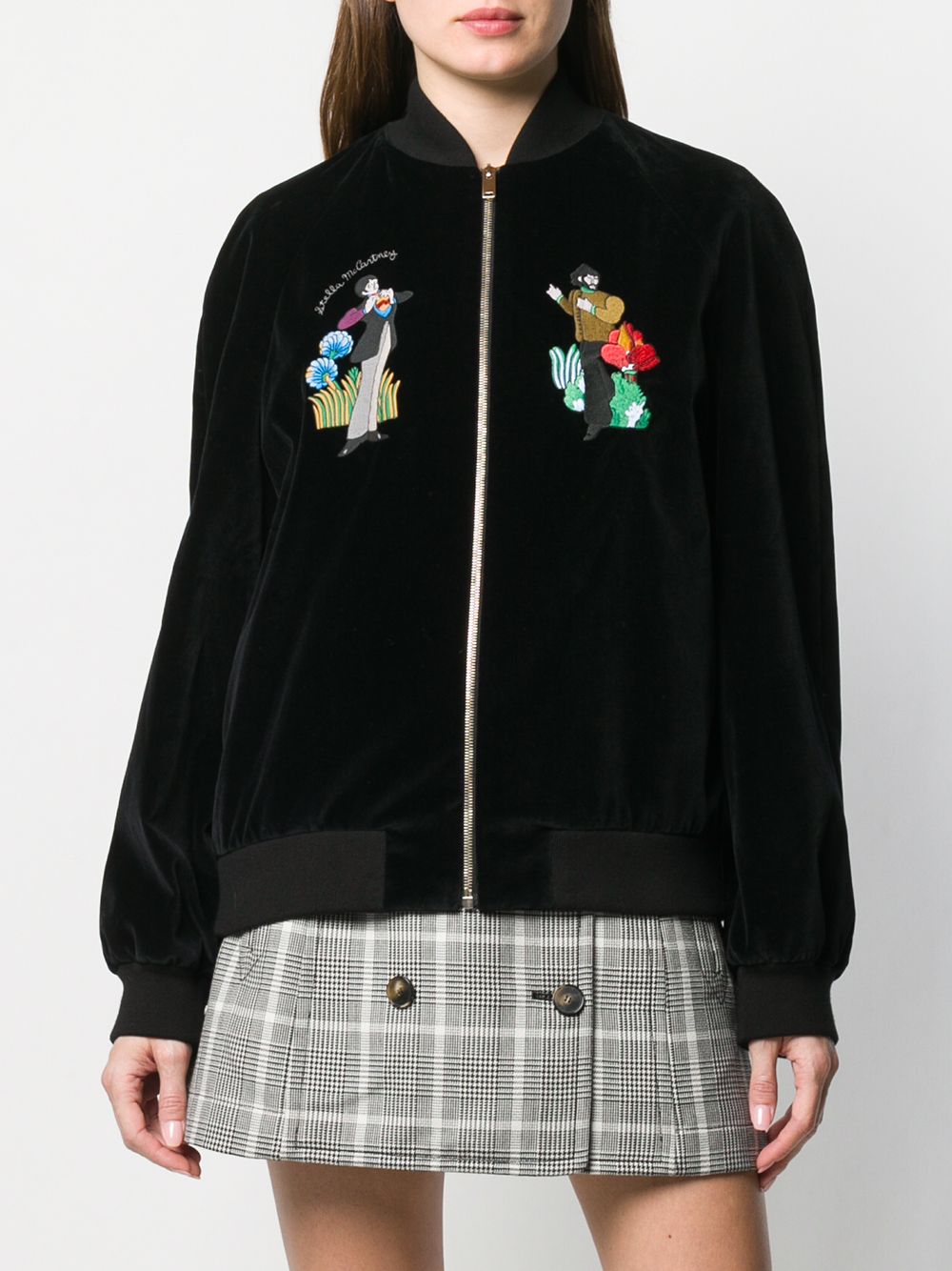 STELLA MCCARTNEY Stella McCartney 'All Together Now' Embroidered Bomber Jacket