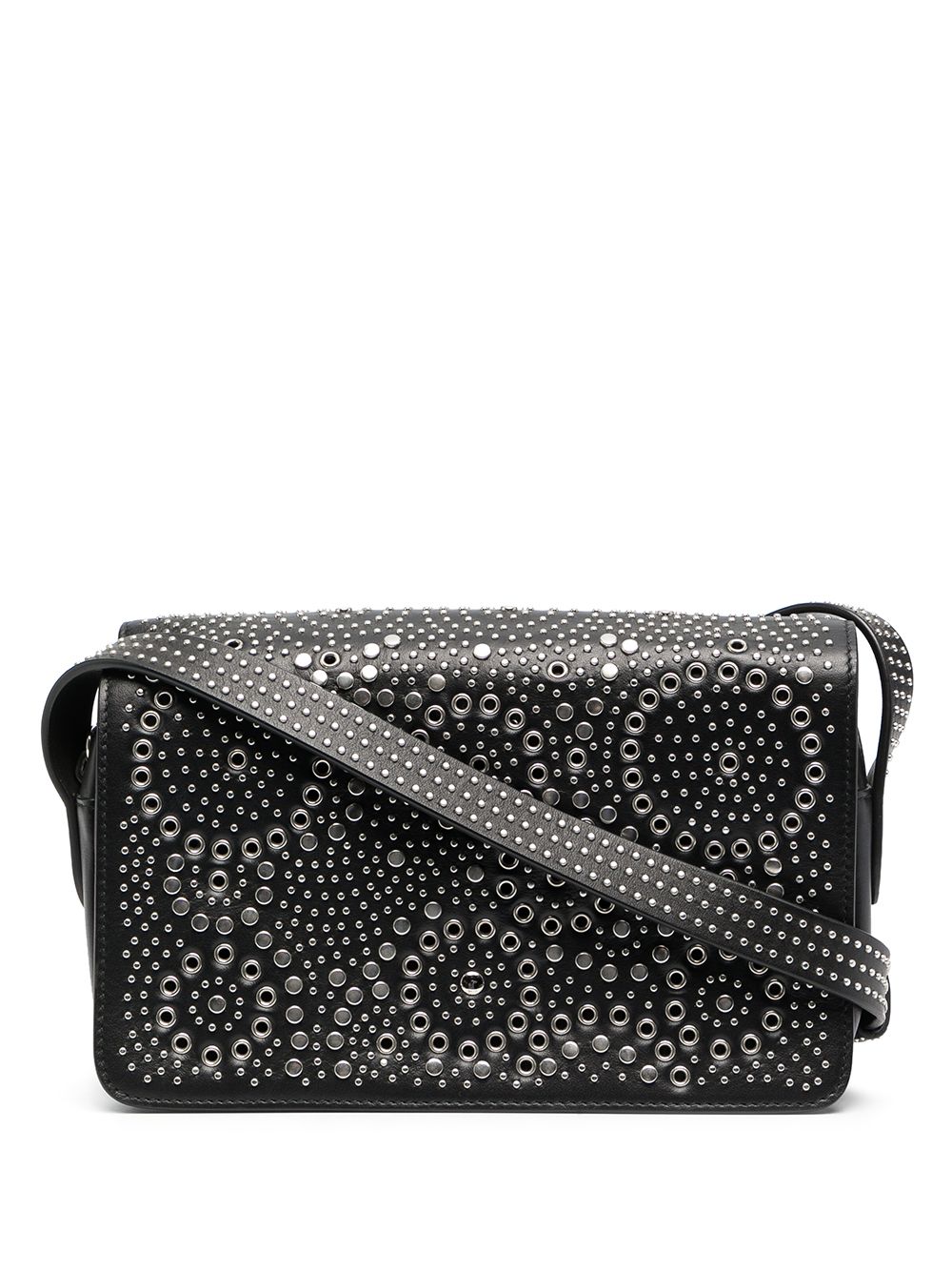 専用品JIMMY CHOO PEGASI BLACK CAMERA BAG Jimmy Choo Pegasi Star Stud-Embellishment Camera Bag - Black