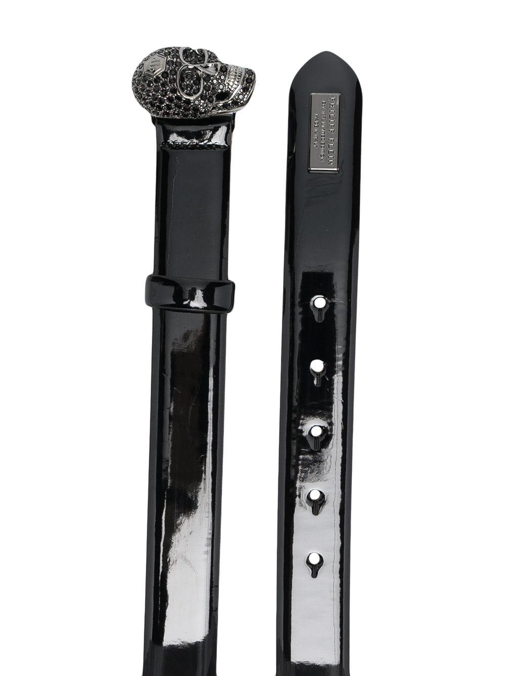 Philipp Plein Belt - Black Patent Leather NWT black-patent-leather-philipp-  main image 2