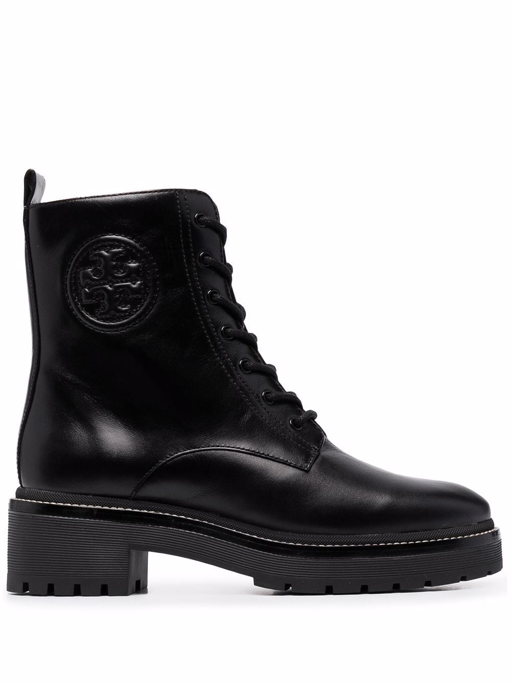 Naturalizer Women's VAL Leather Combat Boots – Waterproof, Lug Sole, Side Zip, 3 Inch Block Heel