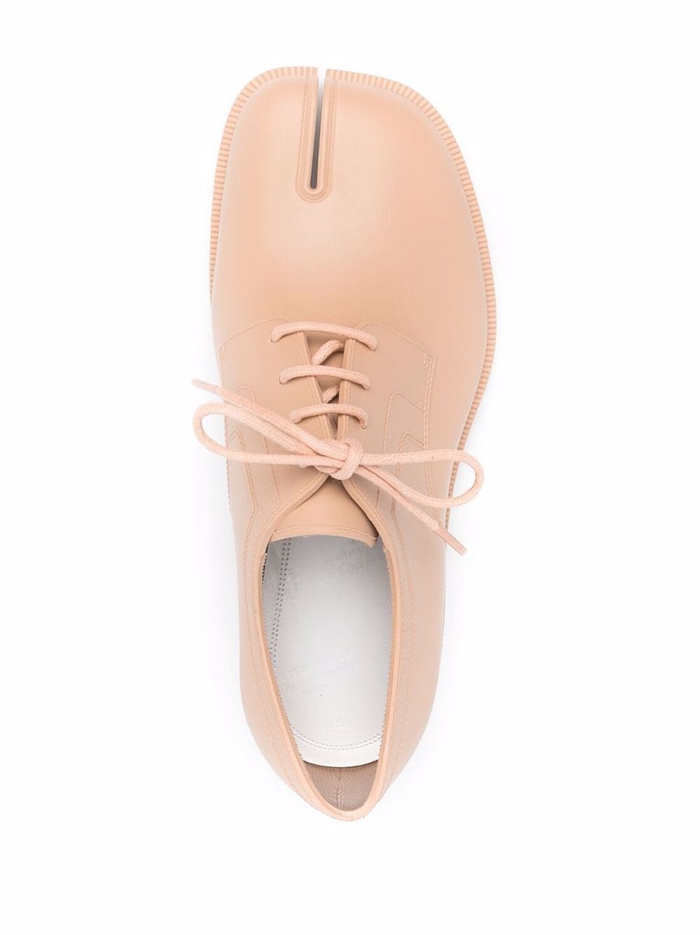 Maison Margiela Tabi Lace-Up Brogues In Neutrals - 40% Off | Editorialist, image size:1000x1334