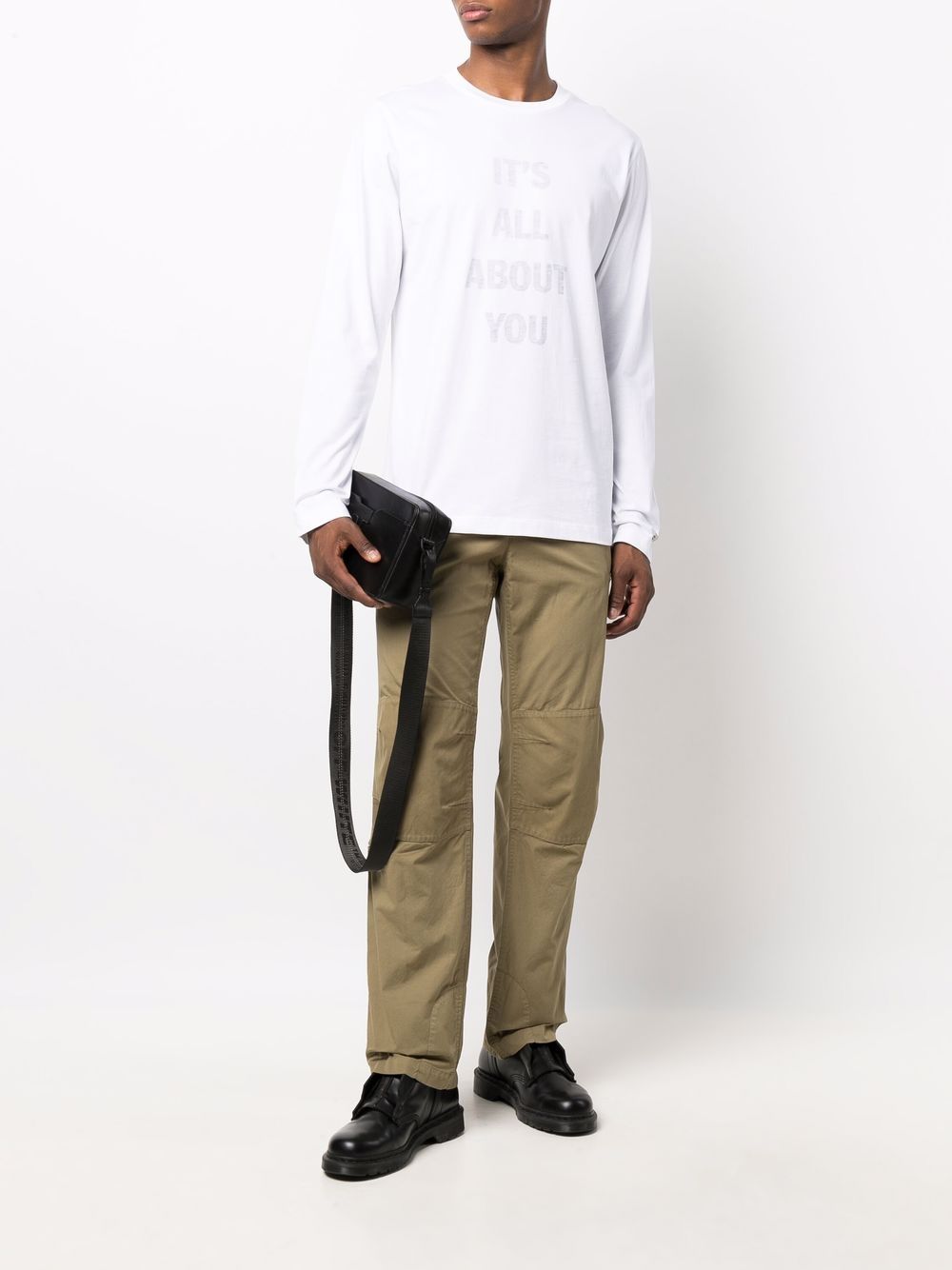 HELMUT LANG Helmut Lang zip-pocket straight-leg trousers