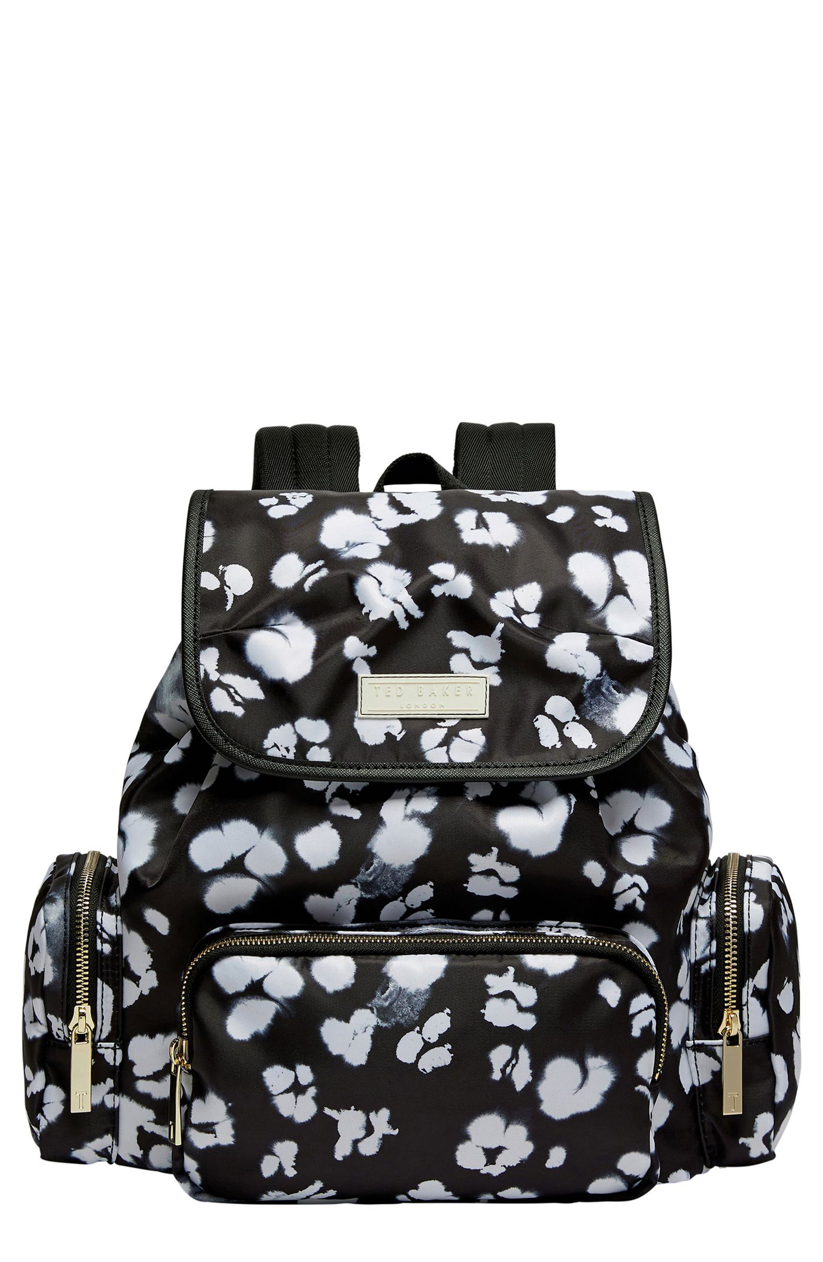 Ted Baker SHEFA Backpack Nocturnal Animal Rucksack Black Travel Work Gym Bag Barrels Gym Bag | Animal Pak main image 4