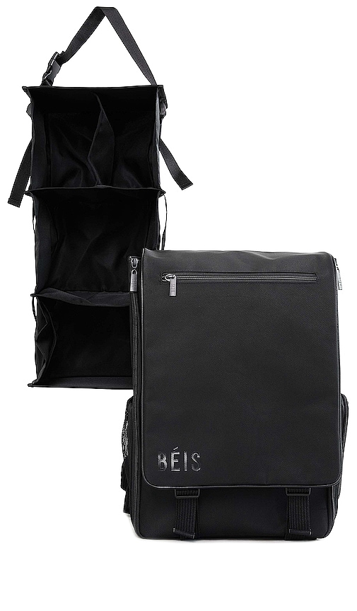 Beis The Hanging Backpack - Black | Editorialist display picture 3