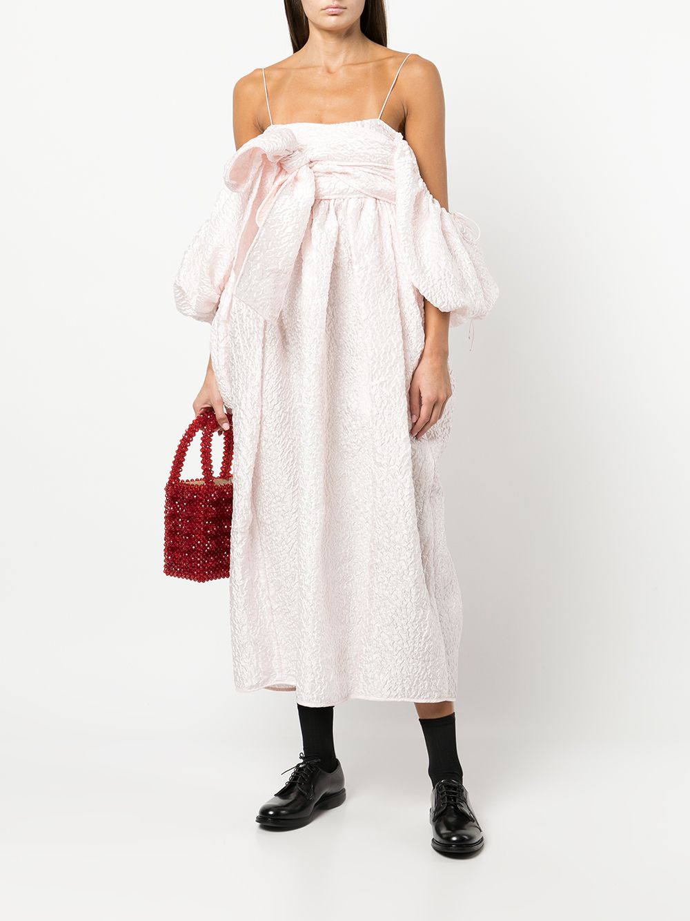 CECILIE BAHNSEN Joel Off-Shoulder Dress