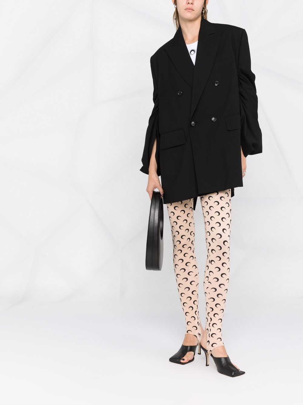 MARINE SERRE MARINE SERRE Moon Pattern Leggings