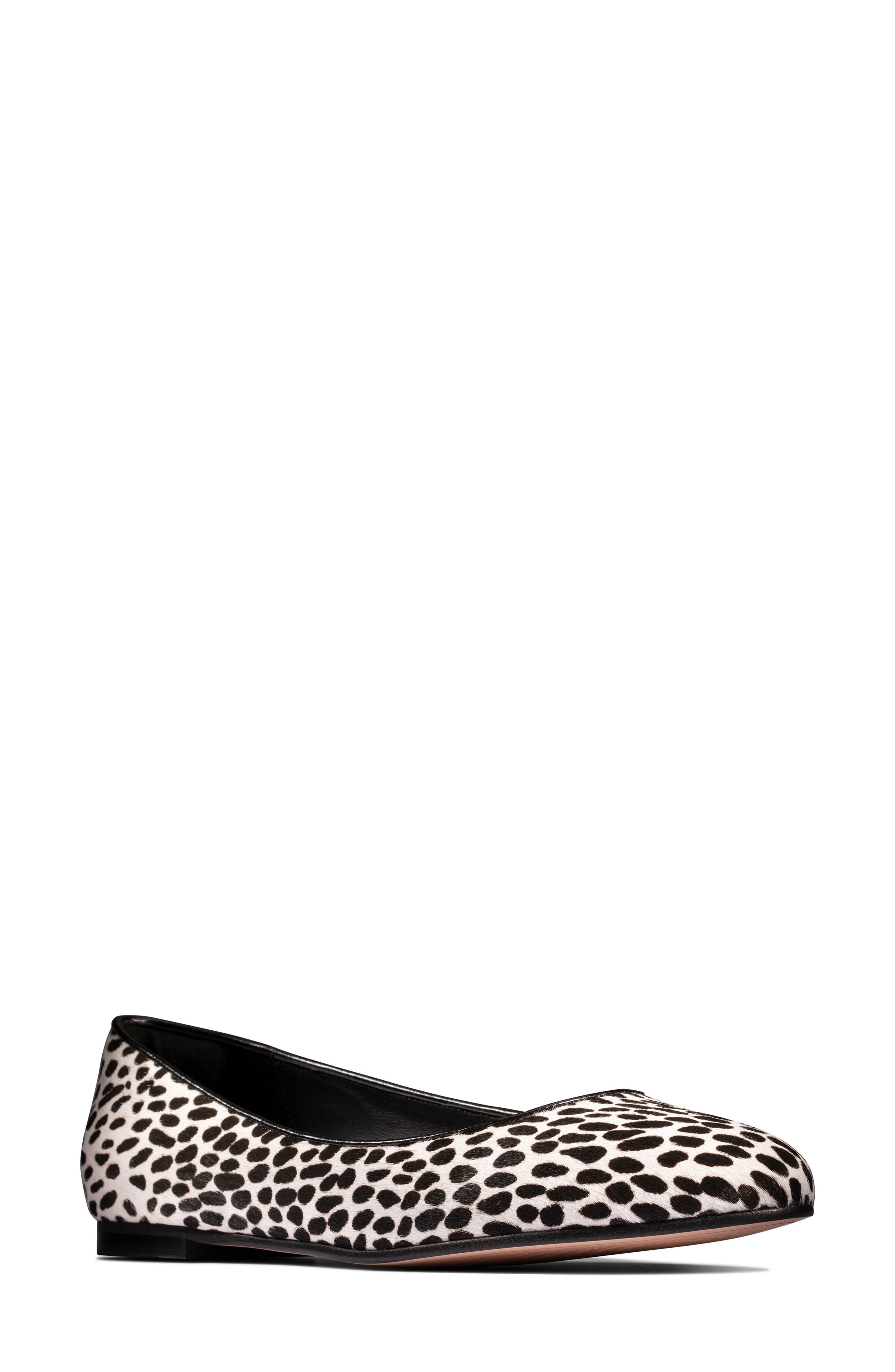 Clarks Clarks Grace Piper Ballet Flat In Dalmation Animal Print Suede ...