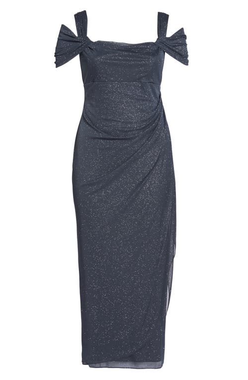 alex evenings smoke dress Alex Evenings Women's Glittered Ruched Gown - SMOKE main image 0