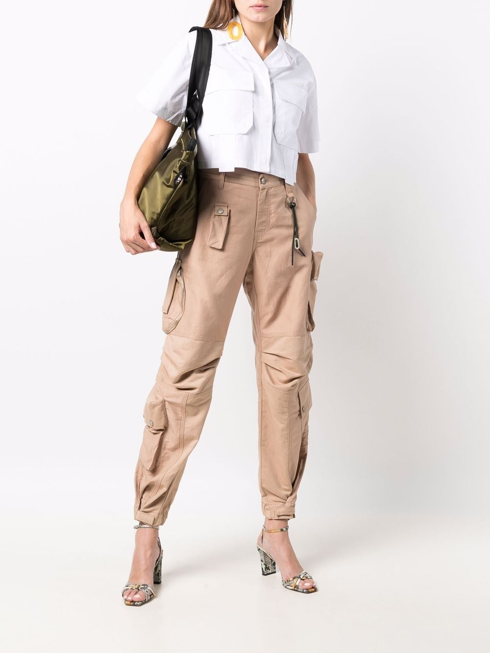DIESEL® Diesel Cotton-Linen Twill Cargo Pants