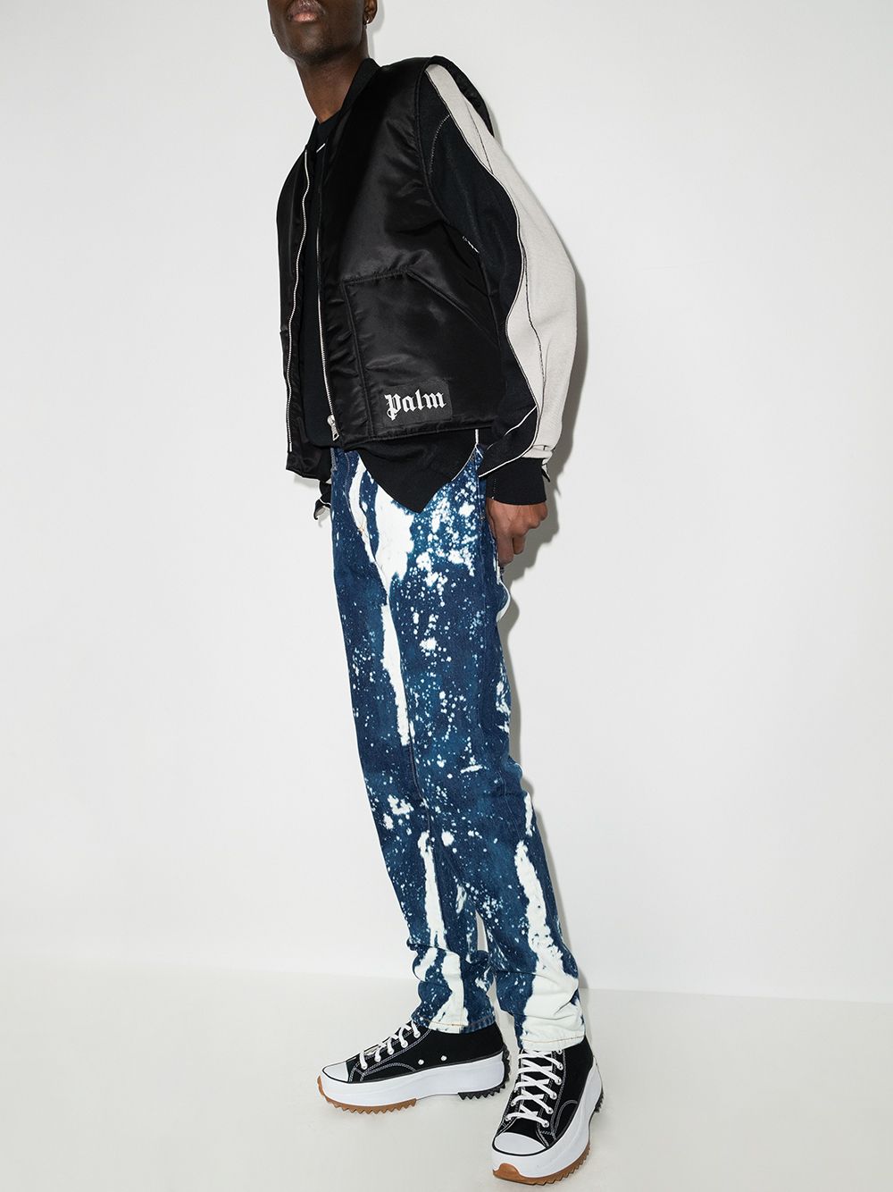 PALM ANGELS Palm Angels Galaxy Dye Slim-Fit Jeans