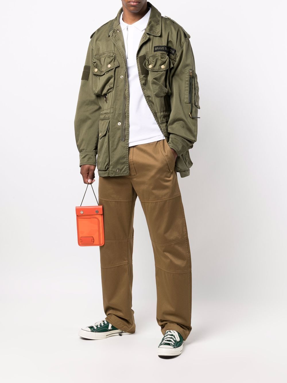 DIESEL® Diesel Green Label Panelled Trousers