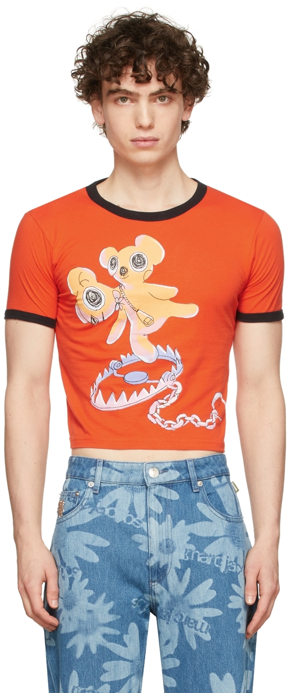 Marc Jacobs Bear Trap Baby T-Shirt - 800 Orange | Editorialist