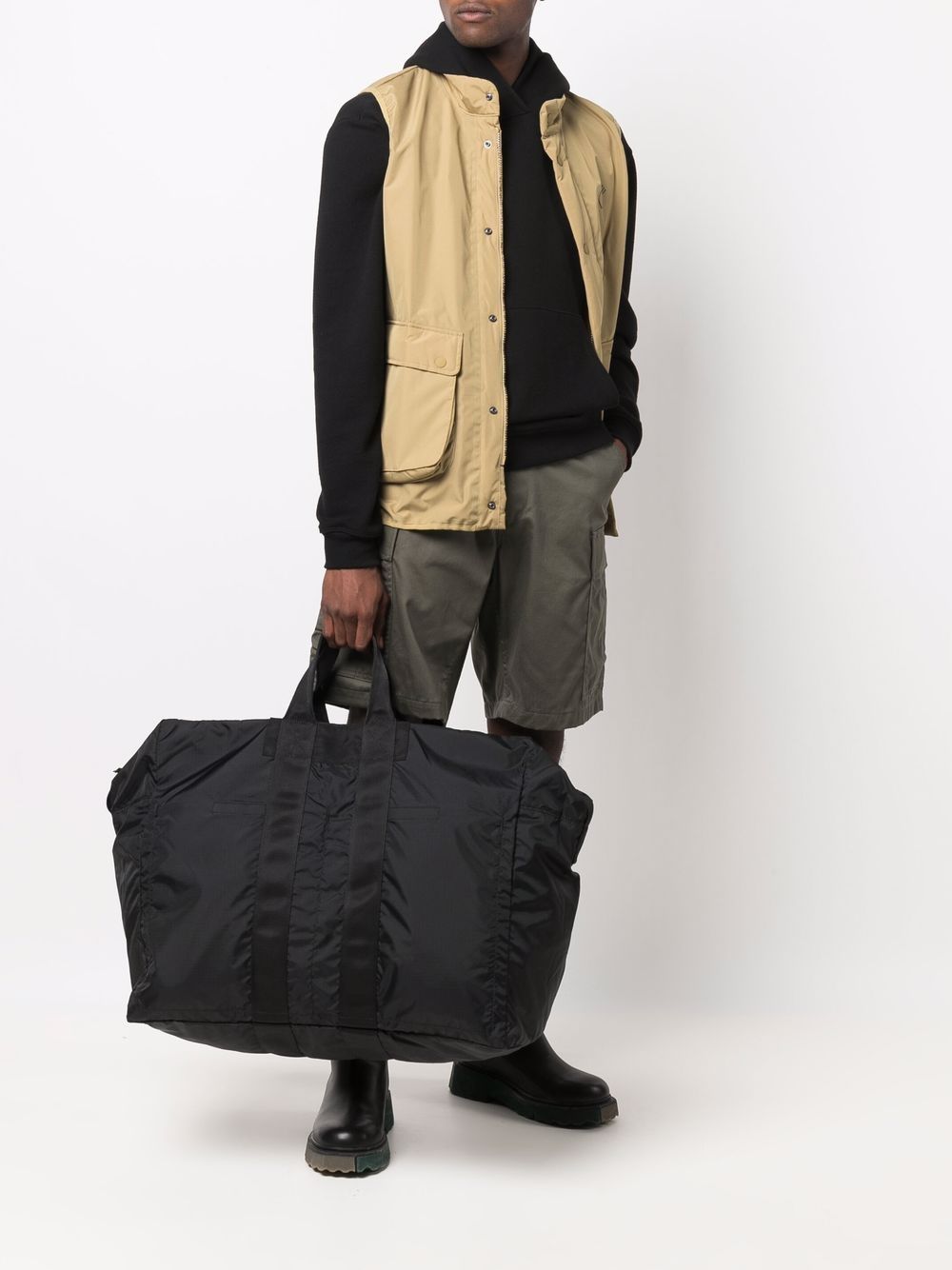 Porter-Yoshida & Co Flex 2way Duffle Bag - Black | Editorialist