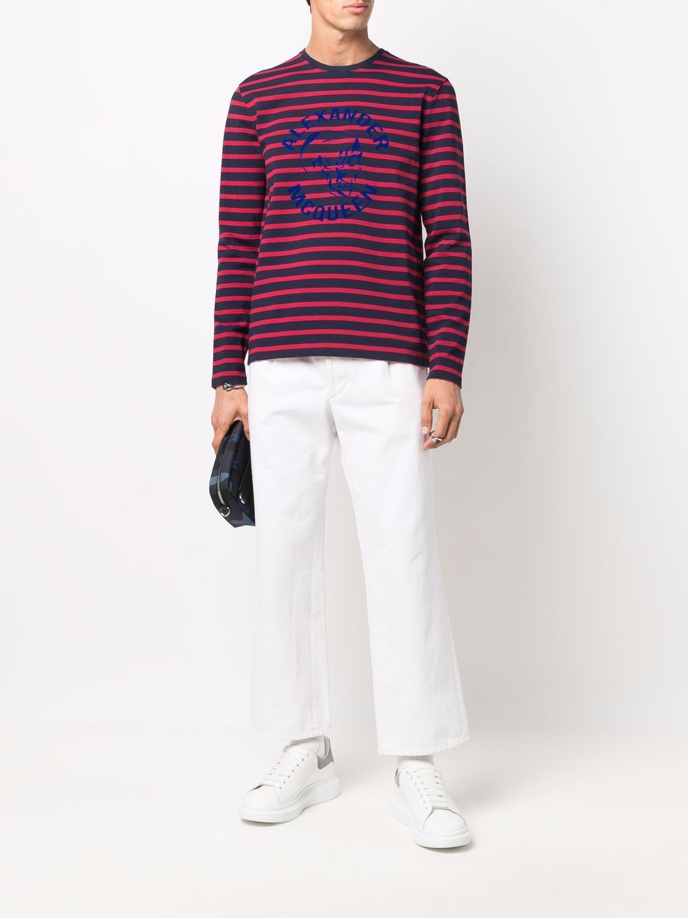 Gosha Rubchinskiy Striped Long-Sleeve T-Shirt - Black | Editorialist