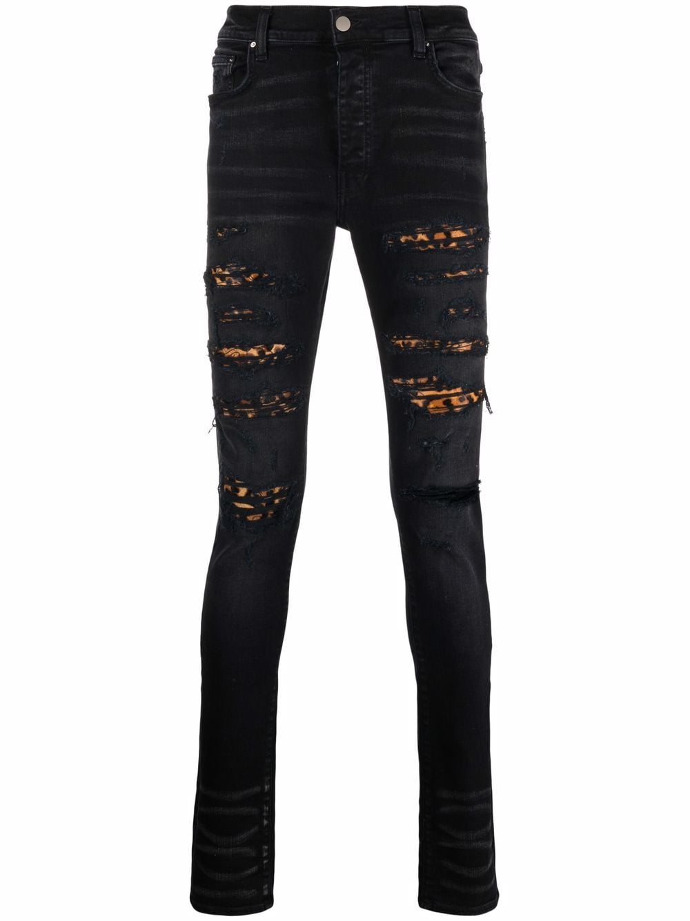 Amiri Mx1 Mid-Rise Skinny Jeans In Black - 42% Off | Editorialist