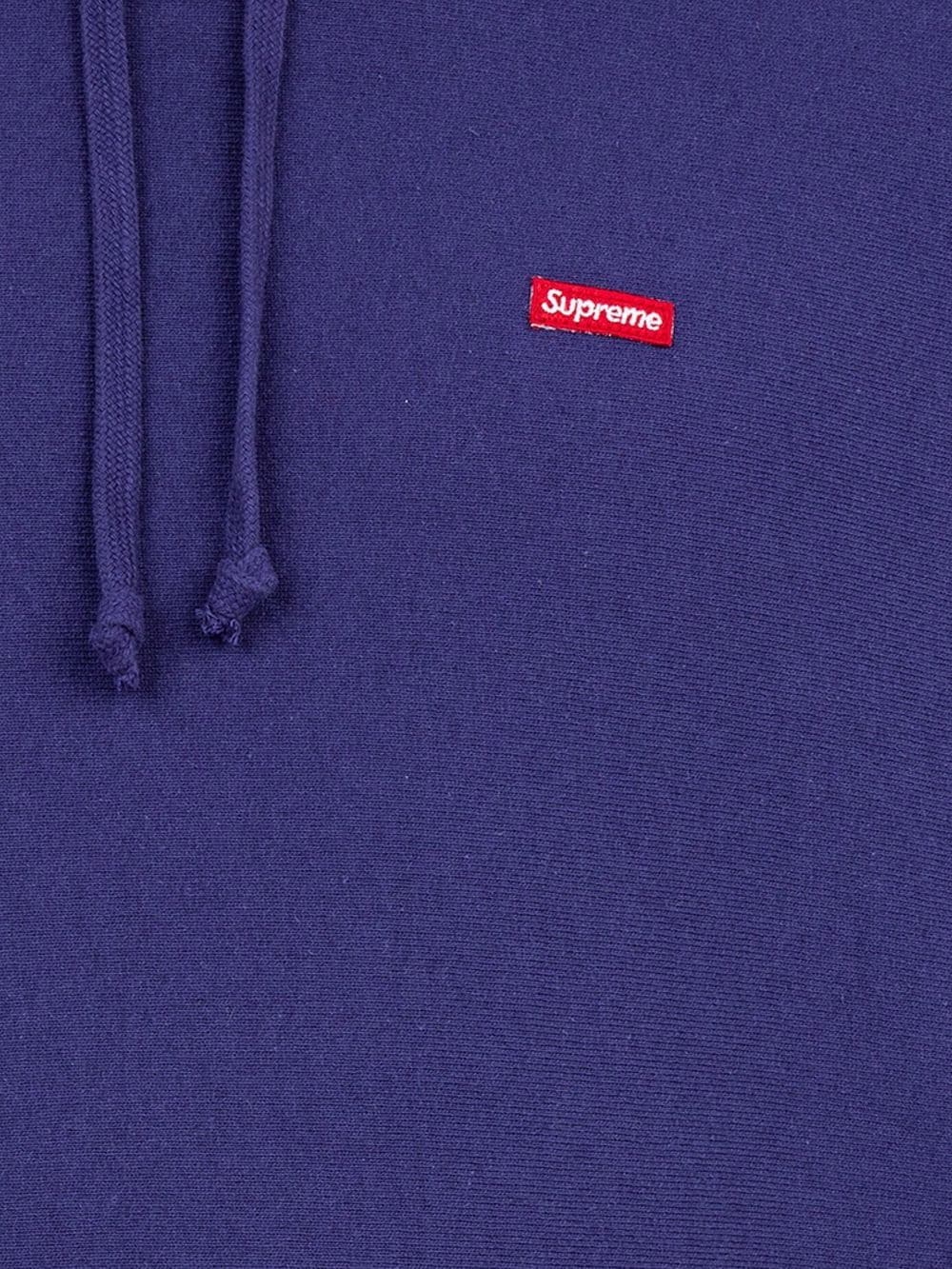 Supreme Small Box Logo Hoodie - Blue | Editorialist