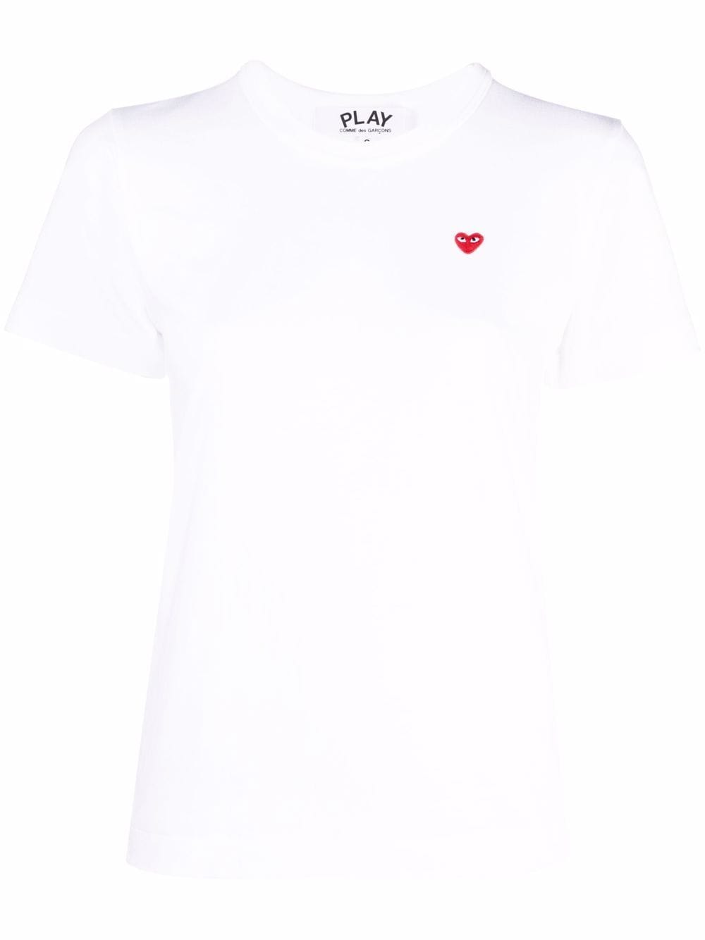 PLAY COMME DES GARCON Comme Des Garçons Play Logo-Patch Cotton T-Shirt