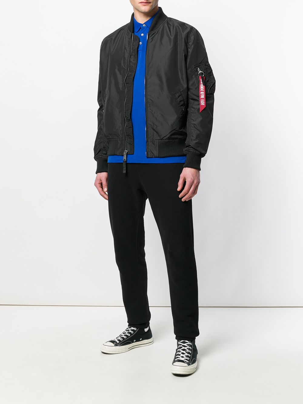 ALPHA INDUSTRIES Zipped Bomber Jacket