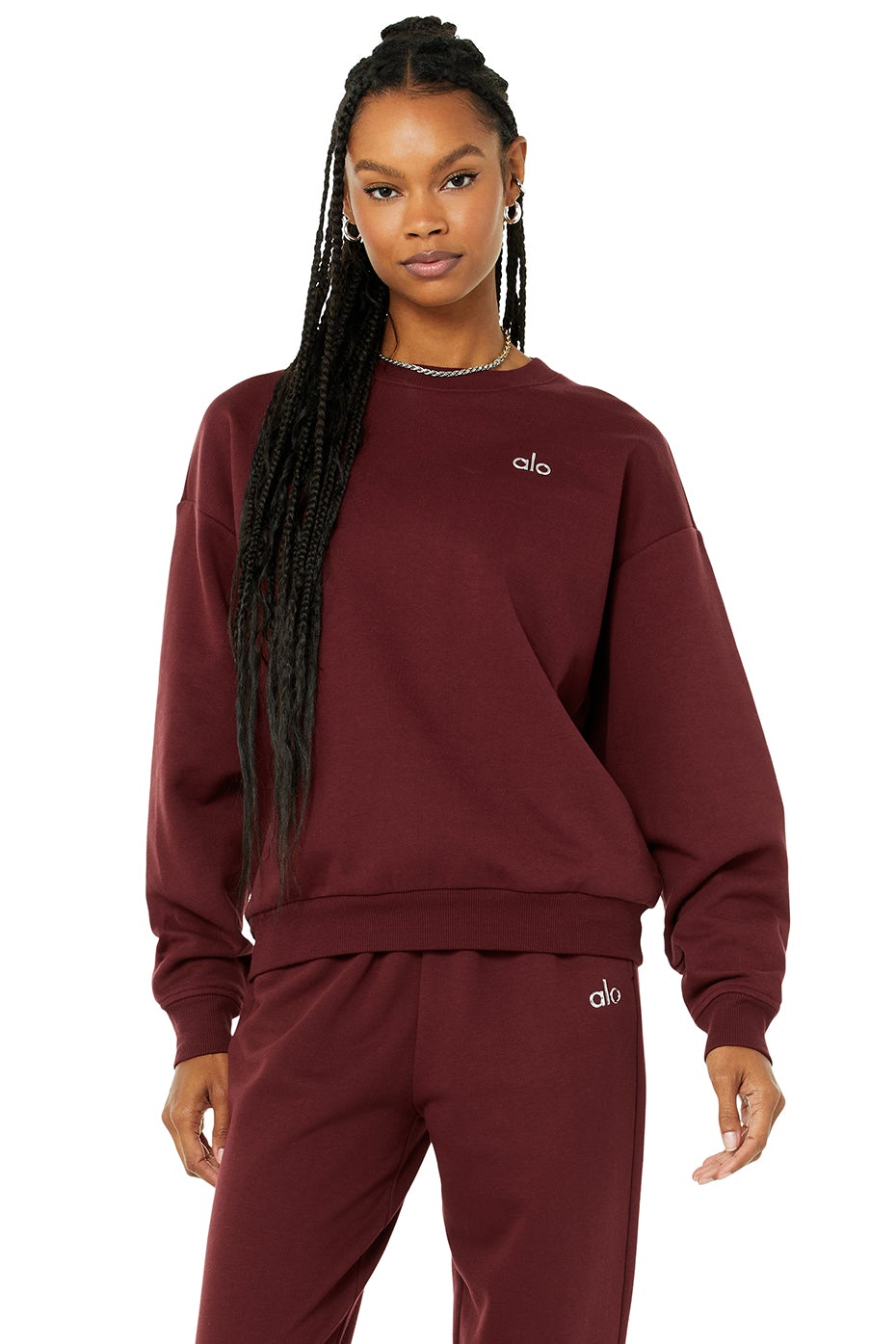 Alo Yoga Accolade Crewneck Pullover - Black | Editorialist