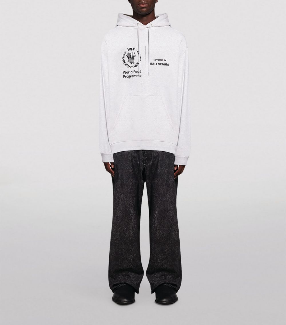 Balenciaga X World Food Programme Hoodie - Grey | Editorialist