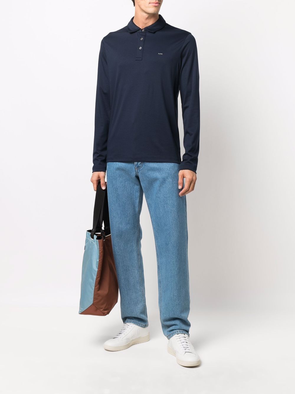 MICHAEL KORS embroidered-logo polo shirt