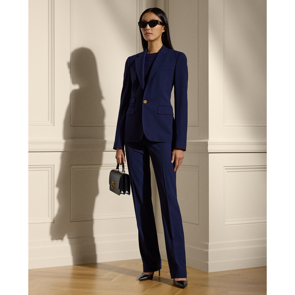 RALPH LAUREN Alandra Stretch Wool Pant
