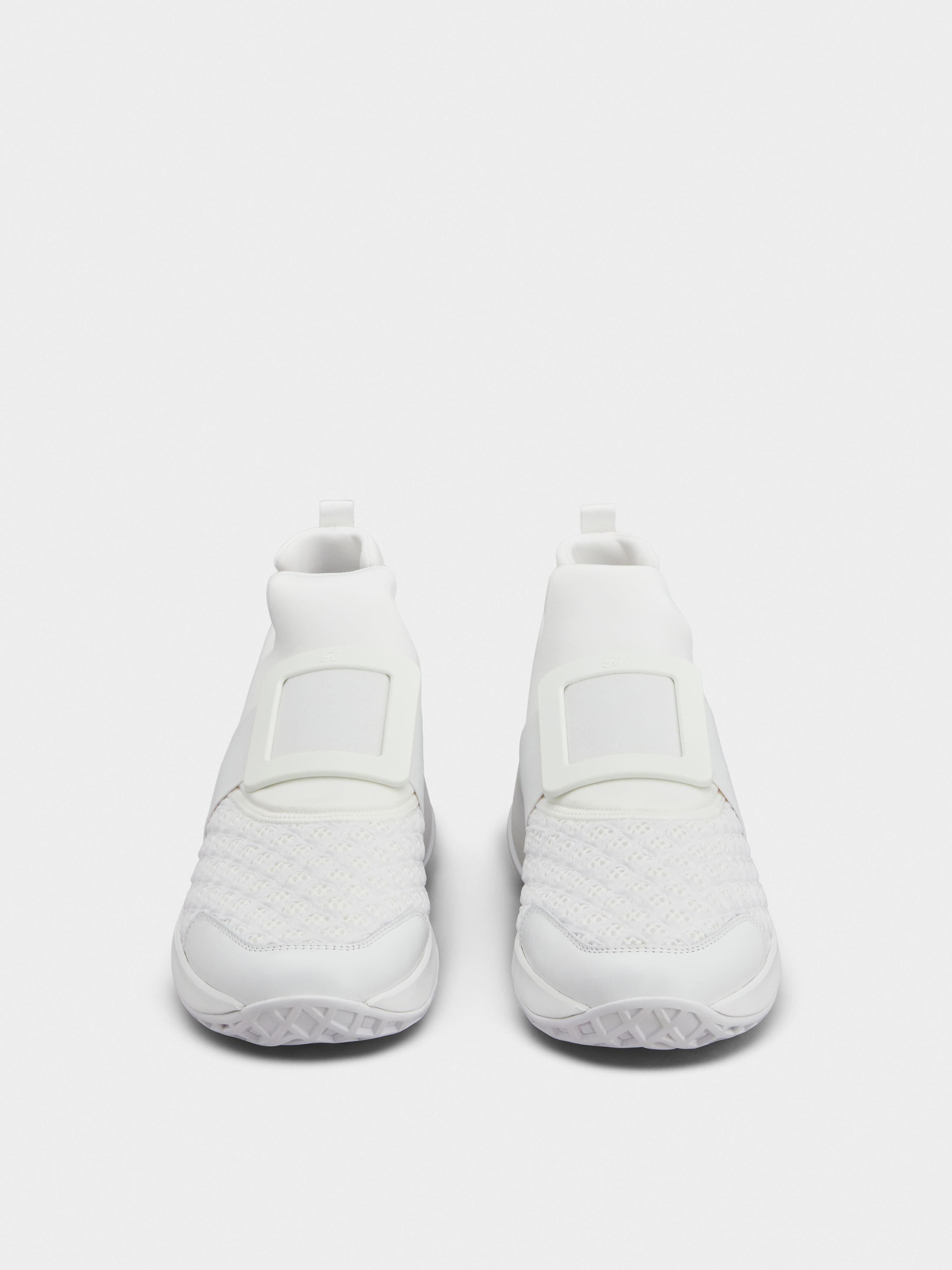 Roger Vivier Viv' Run Sneakers White Editorialist