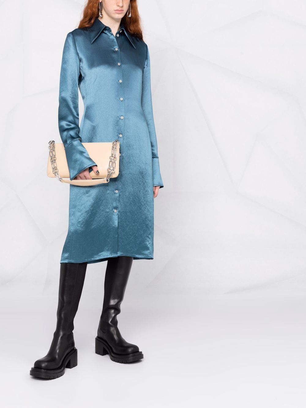 BY FAR BY FAR Holly Leather Shoulder Bag