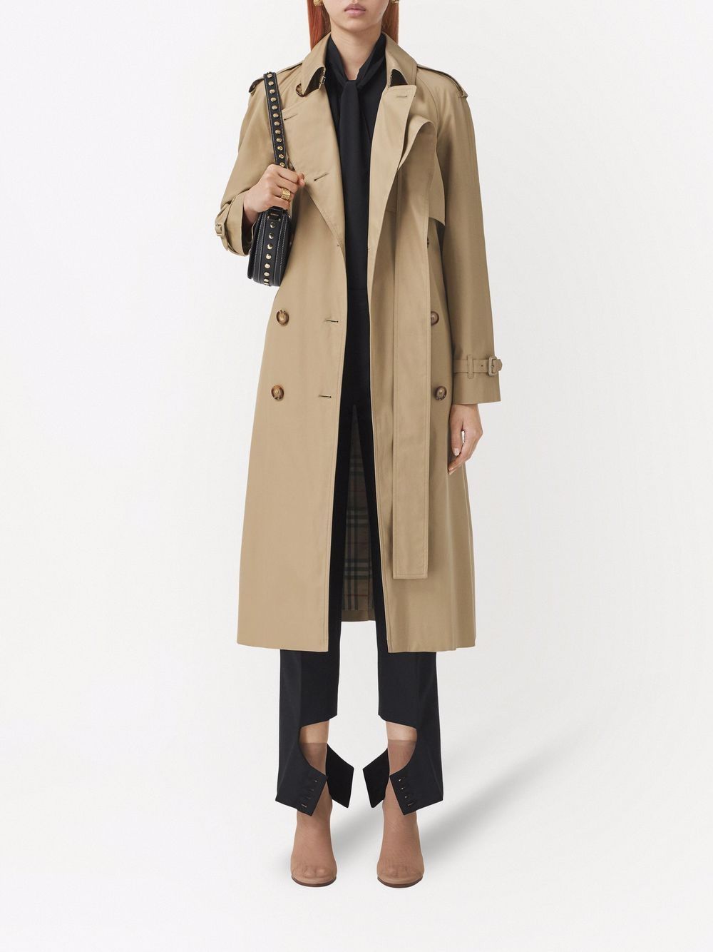 ジャケット・アウター BURBERRY DOUBLE GUN FLAPS TRENCH Burberry Exaggerated Gun Flap Trench Coat - Neutrals | Editorialist