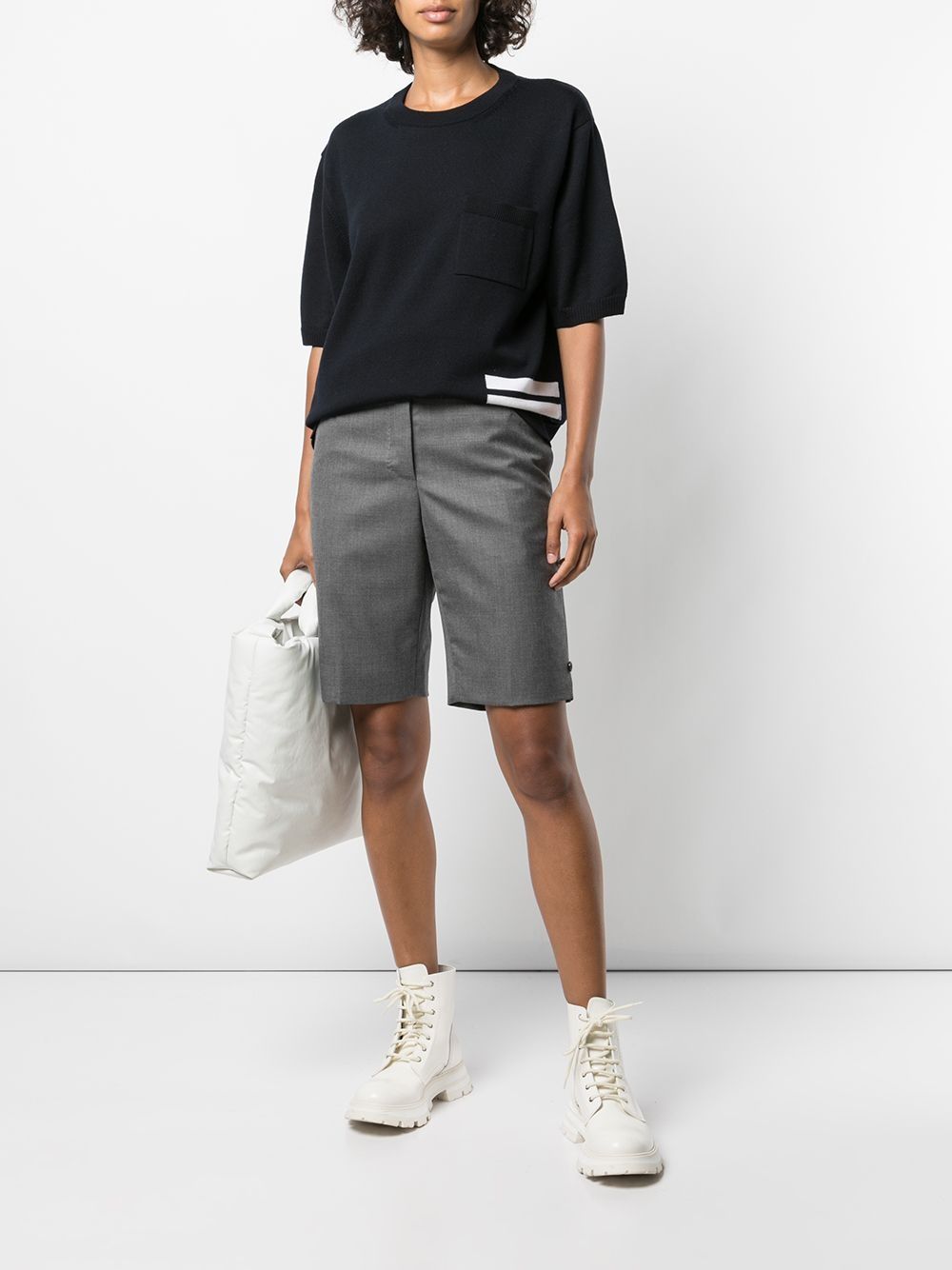 THOM BROWNE Thom Browne Tailored High-Waist Shorts