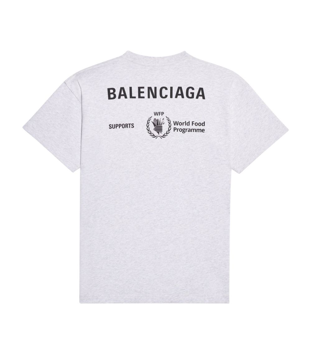 Balenciaga X World Food Programme T-Shirt - Grey | Editorialist