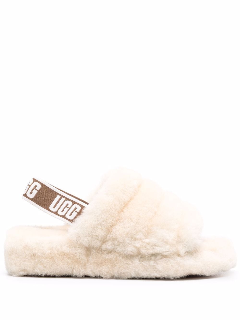 grey ugg slides