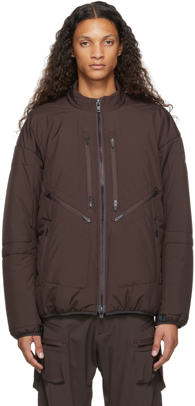 Acronym Brown J91-Ws Modular Liner Jacket - Schwarzrot | Editorialist