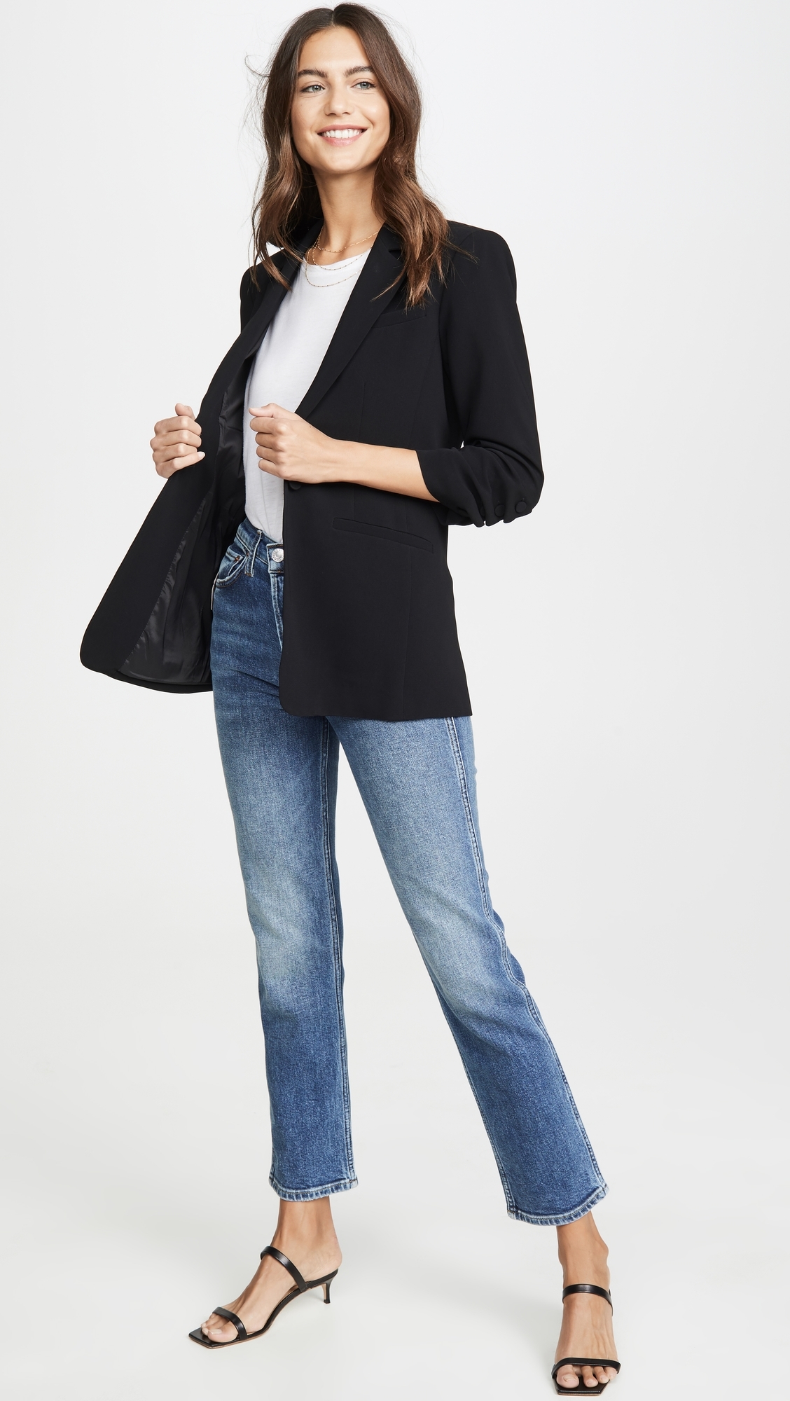 CINQ À SEPT Cinq à Sept Crepe Khloe Blazer