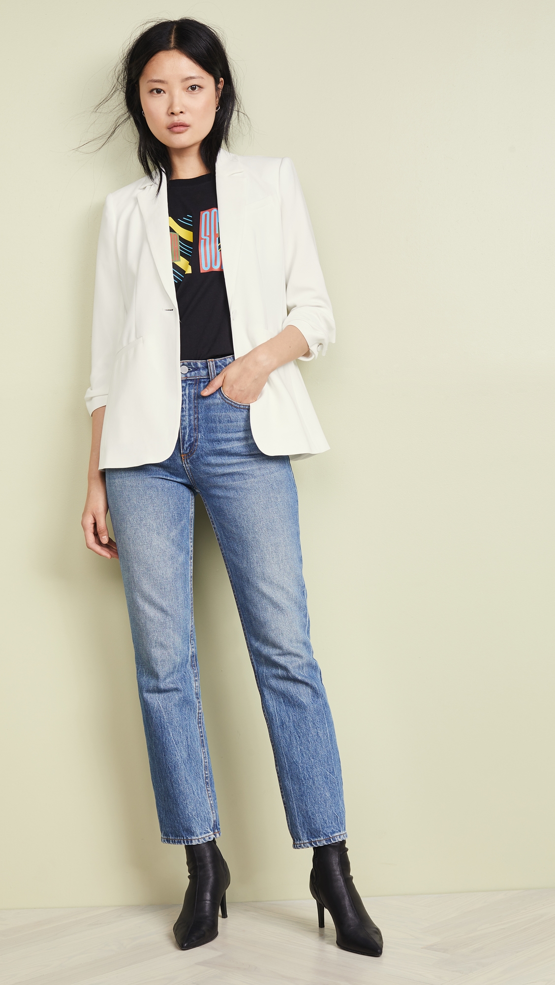 CINQ À SEPT Cinq à Sept Crepe Khloe Blazer
