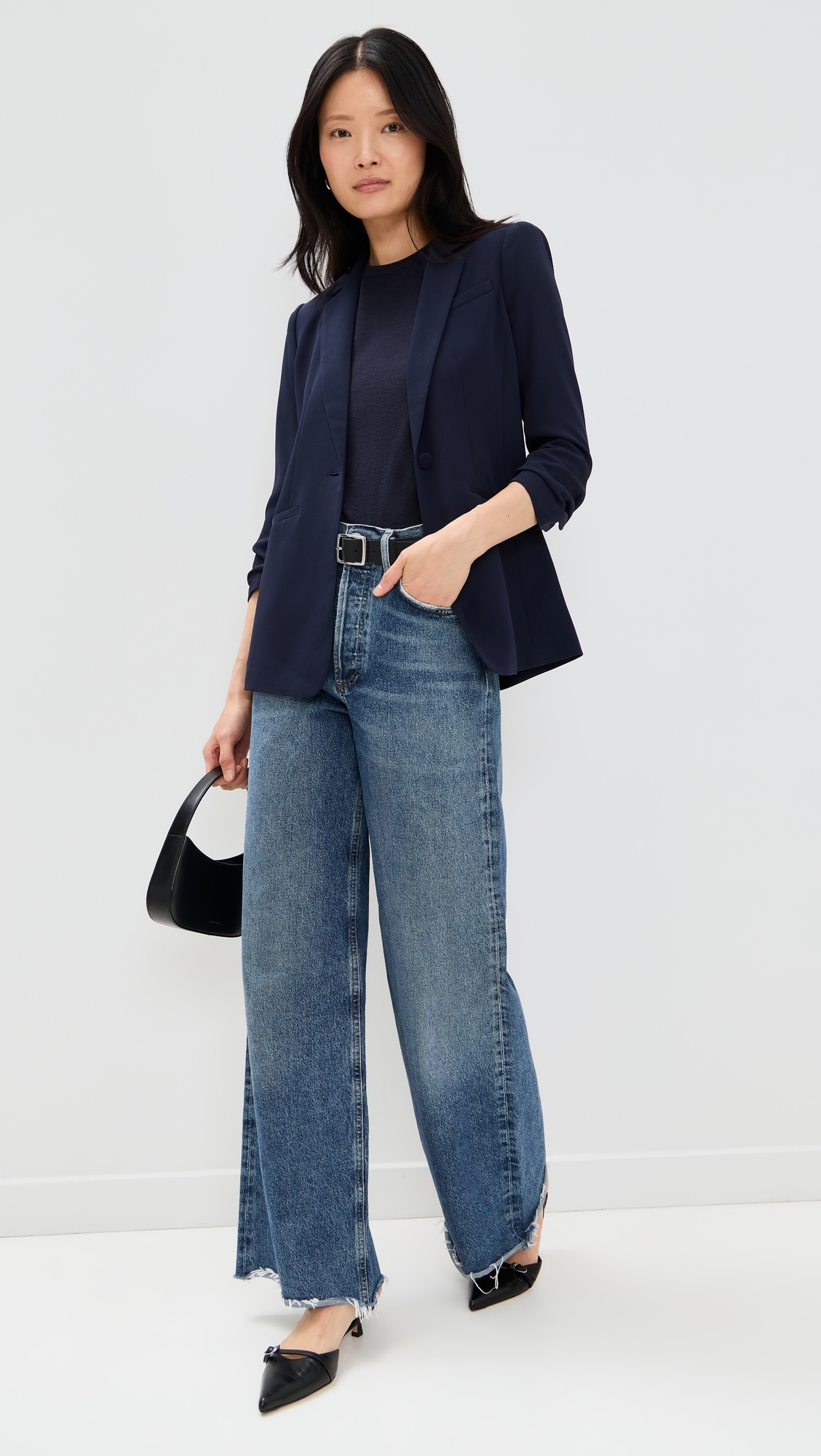 CINQ À SEPT Cinq à Sept Crepe Khloe Blazer