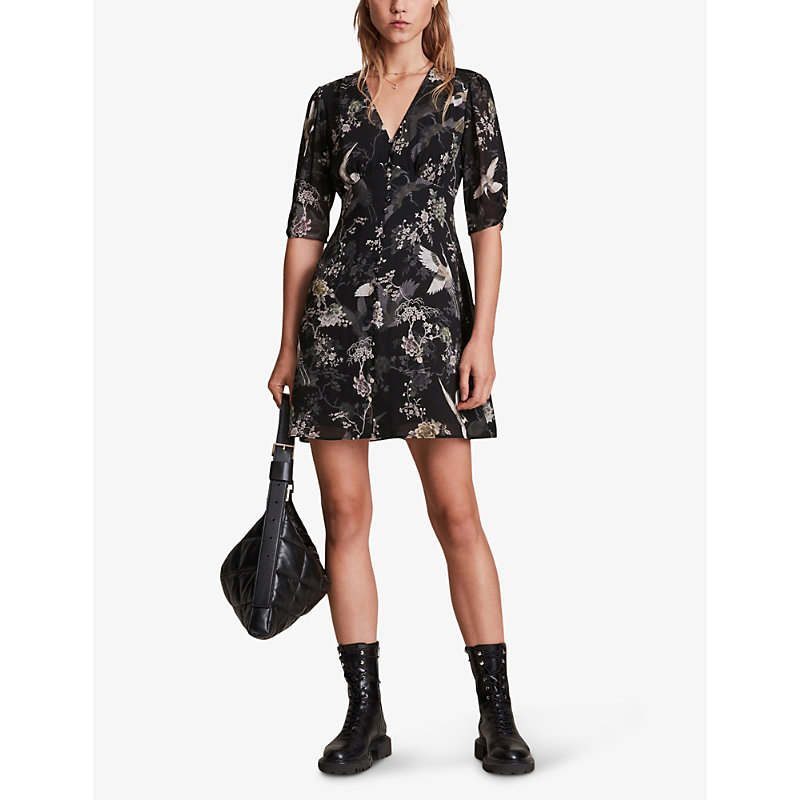 kota silk blend evolution dress All Saints | Dresses | Allsaints Kota Silk Blend Evolution Dress Size 36