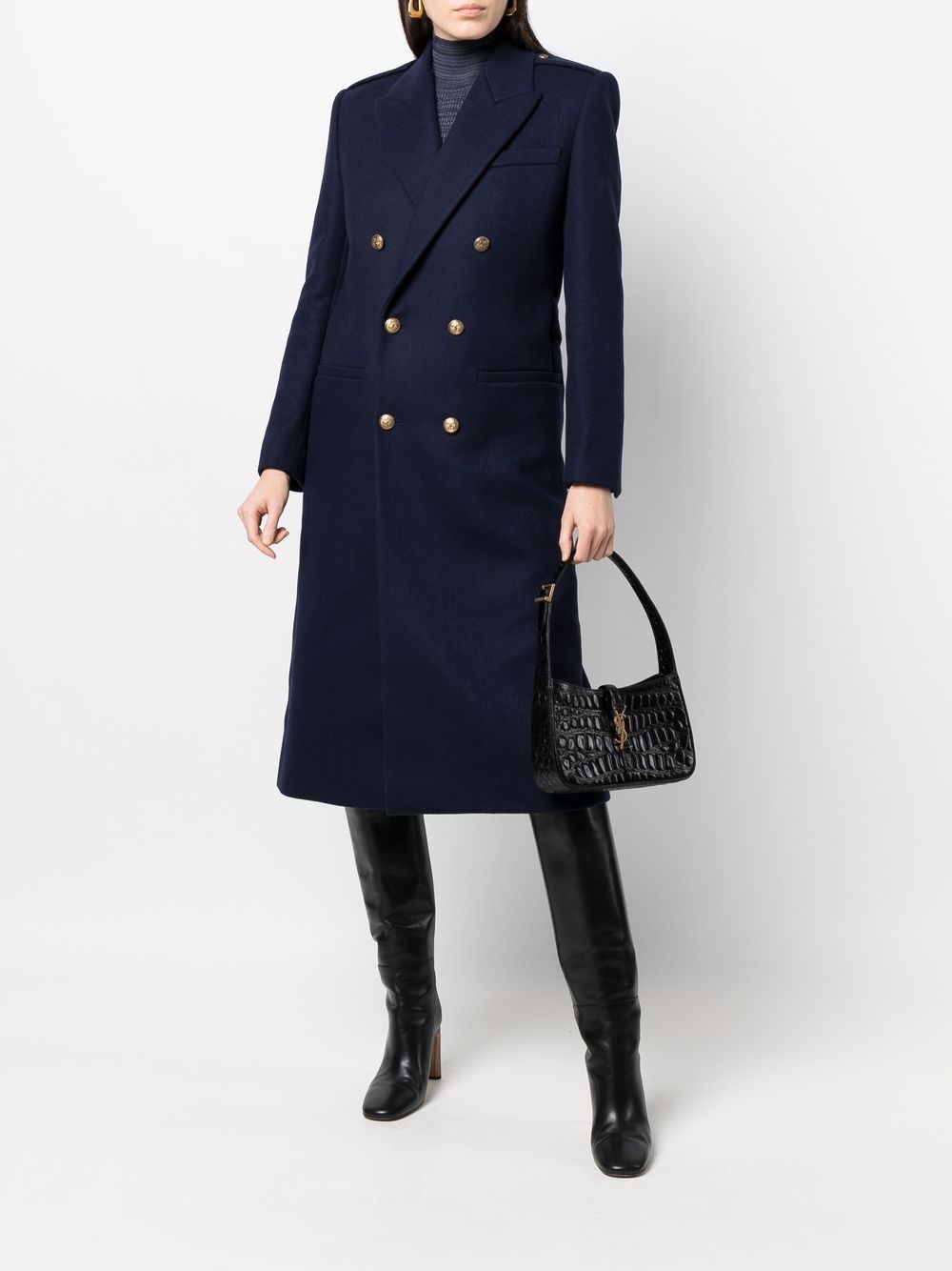 SAINT LAURENT Saint Laurent Double-Breasted Tailored Coat